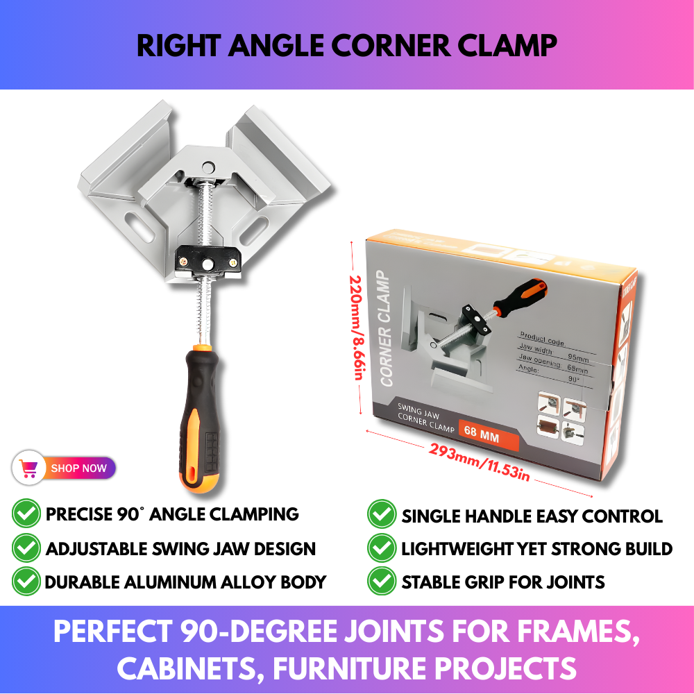 Right Angle Corner Clamp – QMT