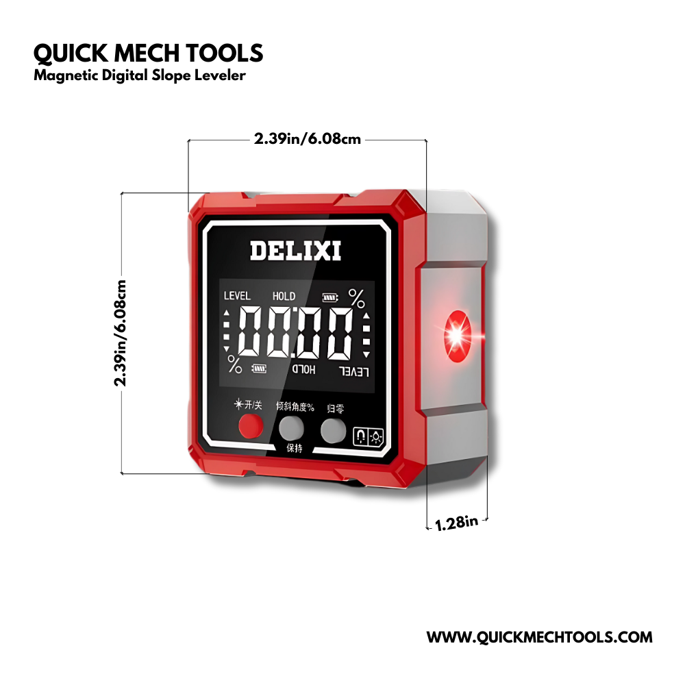 Magnetic Digital Slope Leveler – QMT