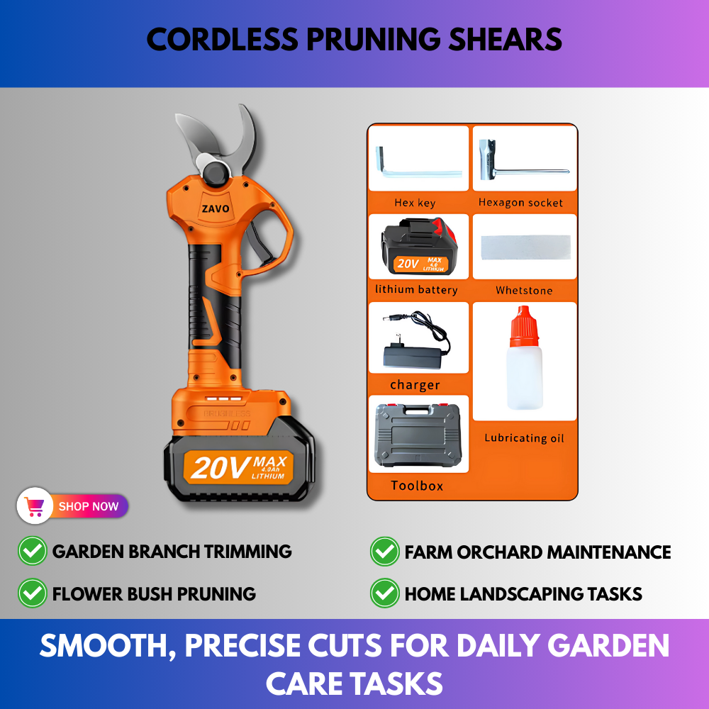 Cordless Pruning Shears – QMT