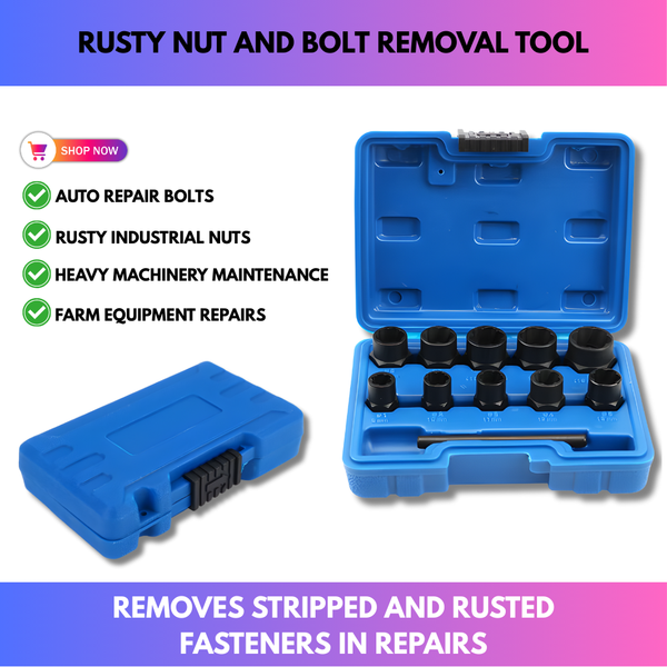 Rusty Nut And Bolt Removal Tool – QMT