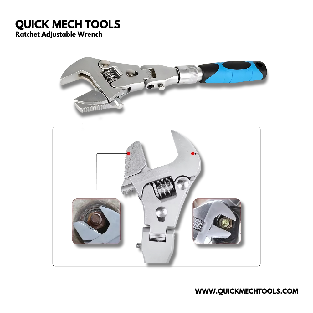 10-Inch Ratchet Adjustable Wrench – QMT