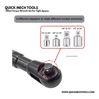 Offset Torque Wrench Set For Tight Spaces – QMT