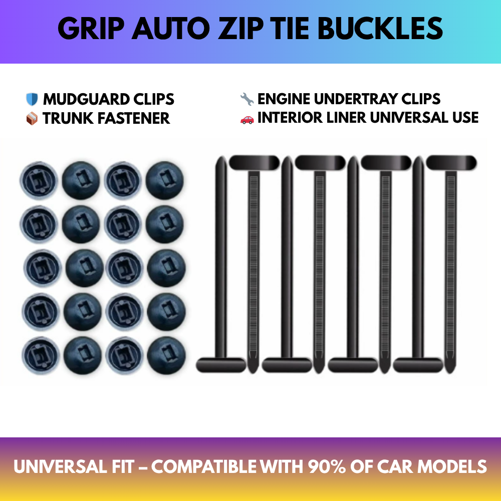 Grip Auto Zip Tie Buckles – QMT