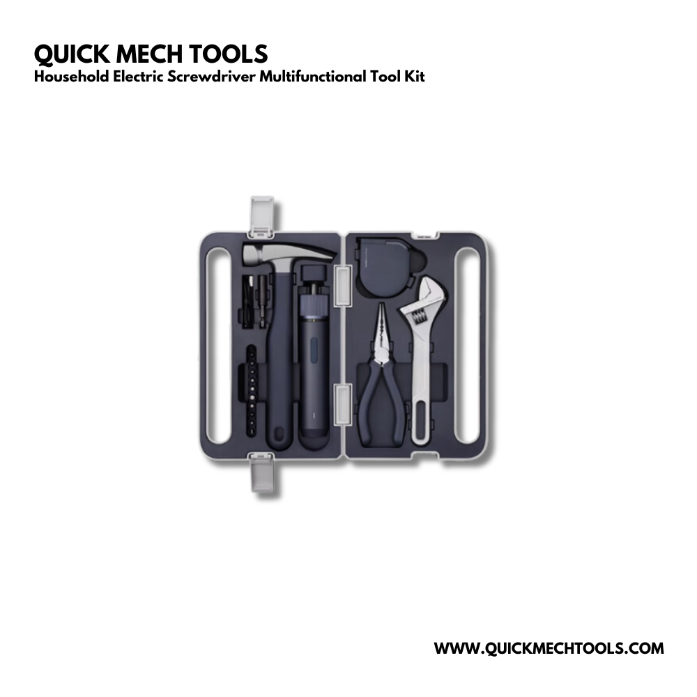 18-Piece Cordless Screwdriver & Home Tool Kit – QMT
