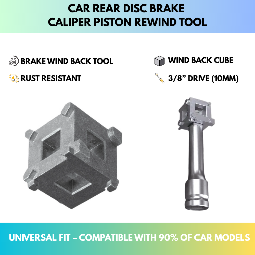Car Rear Disc Brake Caliper Piston Rewind Tool – QMT